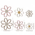 Boho Wooden Wall Art Hanging 3D Layered Cutouts with Texture for ...