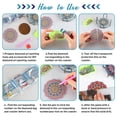 FGY DIY Diamond Art Coasters Kit for Adults, 8 Pcs Paint Craft Making ...