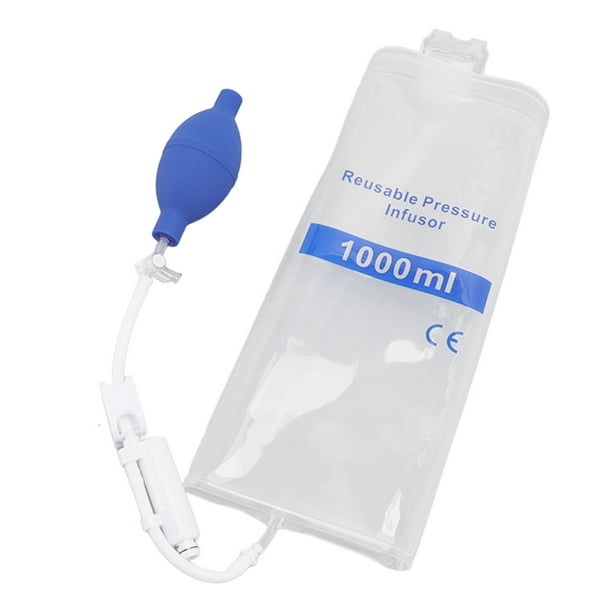 Infusion Pump Pressure Bag, 1000ml Pressure Infusion Bag Latex Free ...