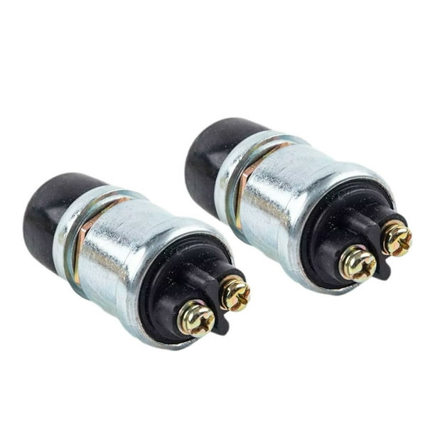 2 Pieces Universal Car Self-reset Starter Switch Push Button Push ...