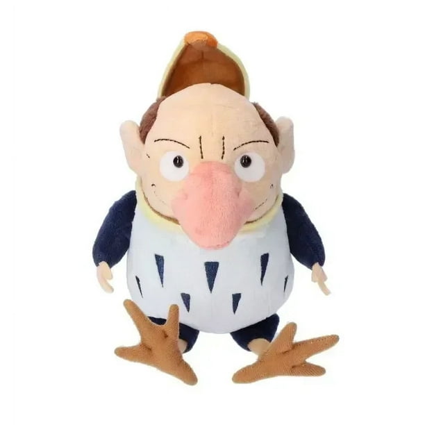 Garza de peluche suave del anime "El niño y la garza", Warawara ...