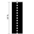 Racetrack Floor Ground Table Runner - Black Race Track Running Mat ...