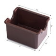 12 Pack Clear Hangable Plastic Storage Caddy, Sugar Packet Tea Bag ...