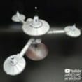 AMT: Star Trek K-7 Space Station - 1:7600 Scale Model Kit -29 Parts ...