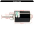 12/24V Permanent Magnets Motor Low Noise Reversible Electric Gear Motor ...