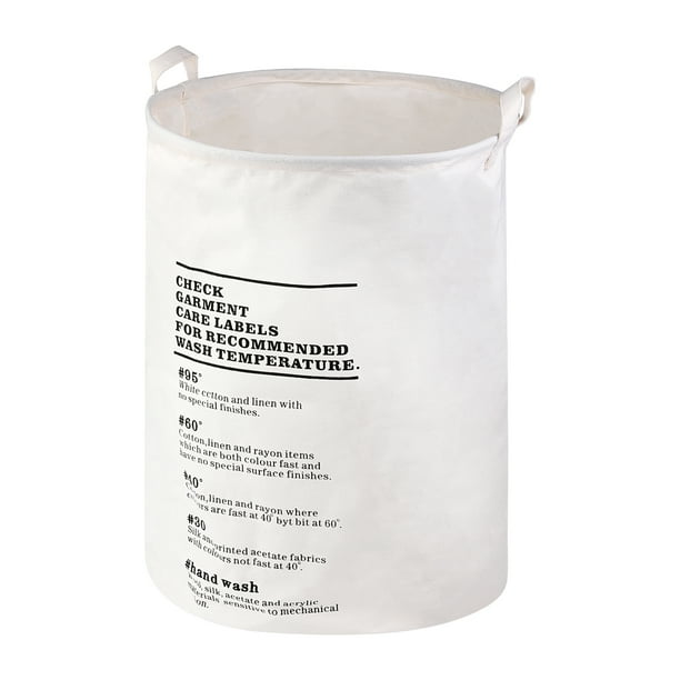 Jupean Laundry Basket, Collapsible Fabric Laundry Bag, Foldable Laundry ...