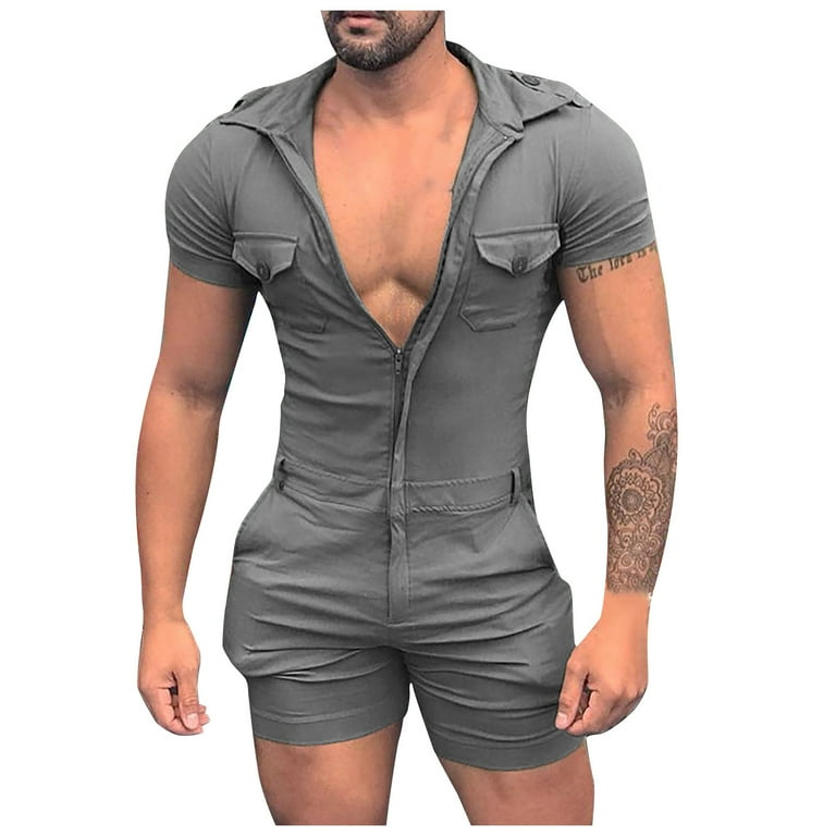 Mens Jumpsuit Shorts