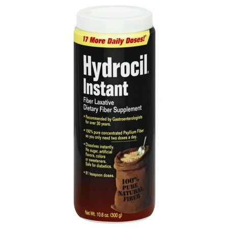 Hydrocil Instant Dietary Fiber Supplement 10.6 oz - Walmart.com