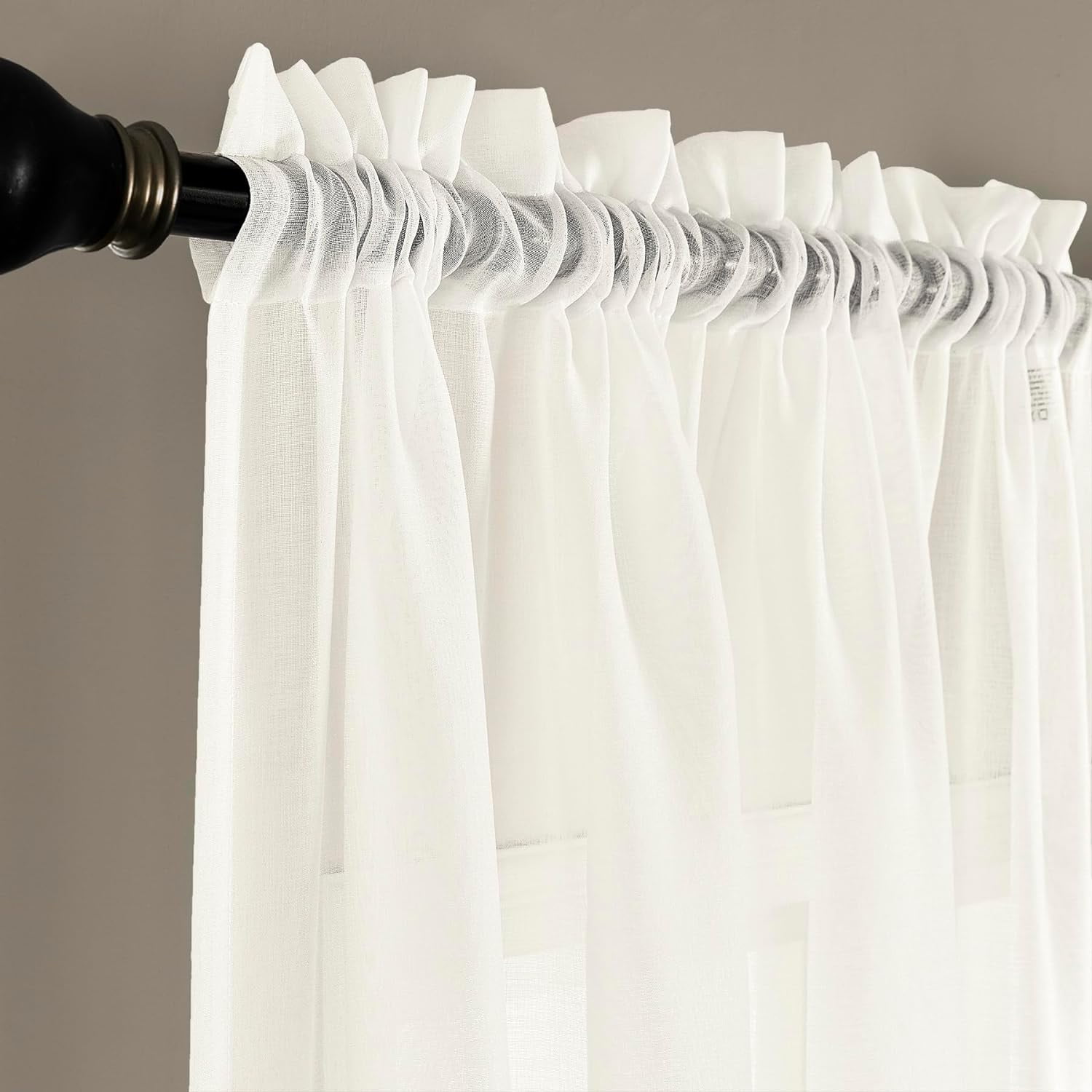 Click here for Siabc-Sheer White Curtains  Sheer Curtains 63 Inch... prices