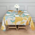 60x60in(152x152cm) Square Tablecloth, Waterproof Polyester Table Cover ...