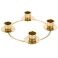 Advent Candle Wreath Iron Candle Holder Ring Shaped Candle Stand Advent ...