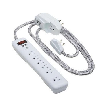 Tripp Lite TLP664USBB Protect It! 6-Outlet Surge Protector with 4 USB ...