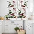 3 Piece Kitchen Curtains and Valances Set Japanese Fish Cafe Curtains ...
