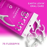 Grin Smooth Flosspyx - 75 ct - Dental Floss Picks, Flossers, Made with ...
