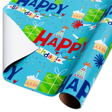 LOL Surprise Paper Gift Wrap - 30 Inch X 5 Ft - 1Roll - Blue - Walmart.com