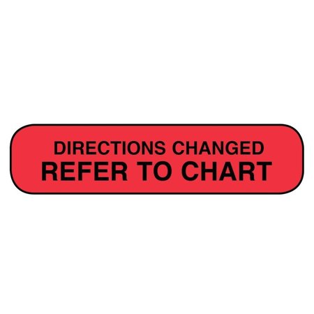 "DIRECTIONS CHANGED" Labels, 1000 Count - Walmart.com