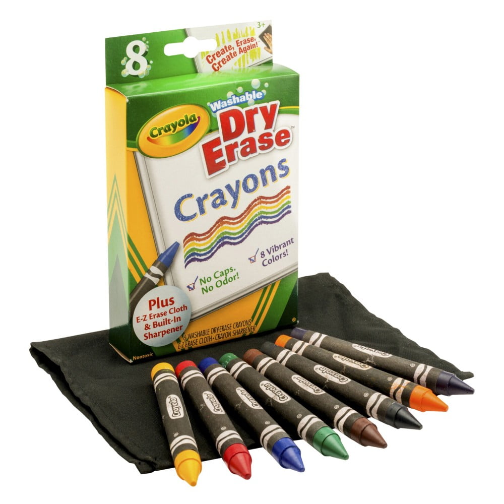 Crayola Non Toxic Washable Dry Erase Crayon Pack Of 8 Walmart crayola-non-toxic-washable-dry-erase-crayon-pack-of-8-walmart