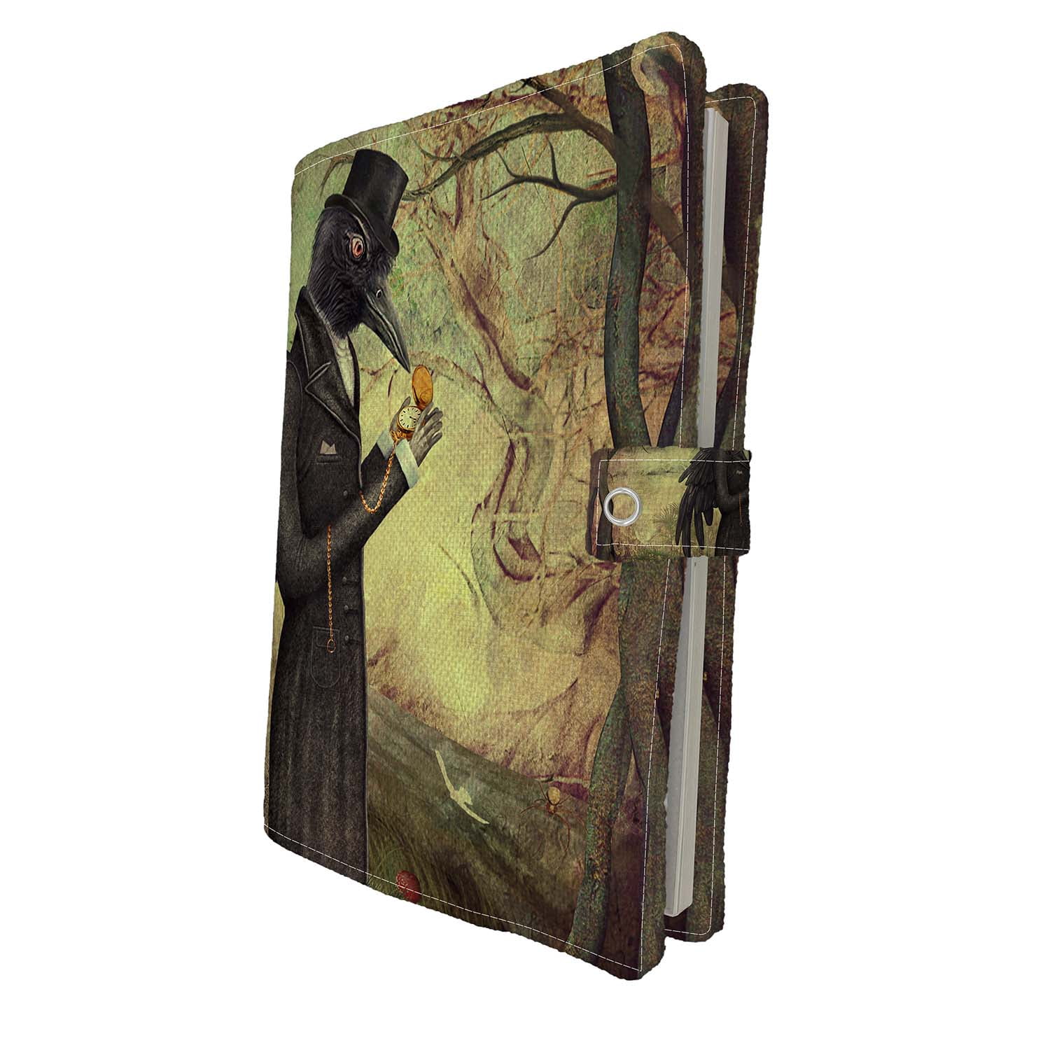 PKQWTM Raven In The Forest Book Cover Book Protector Book Sleeve Book ...