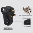 125V 30 Amp Heavy Duty Male Plug RV Replacement with Ergonomic Handle ...