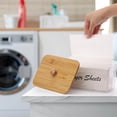 Acrylic Dryer Sheet Holder Container for Laundry Room Dryer Sheet ...