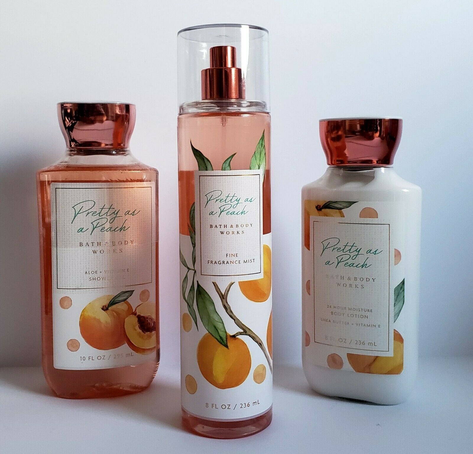 Bath & Body Works Pretty as a Peach Shower Gel, Fragrance Mist, and ...