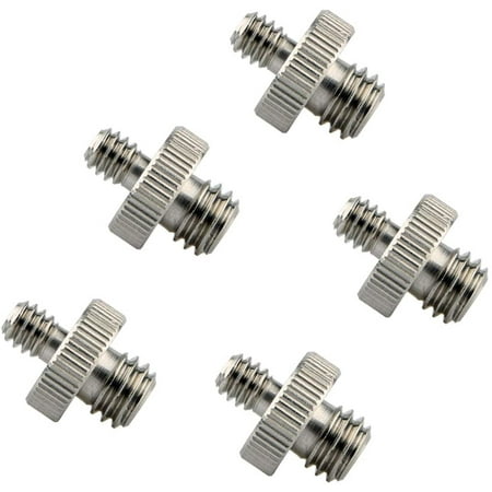 Dawht 3/8 Inch Male to 1/4 Inch Male Threaded Screw Adapter for Camera ...