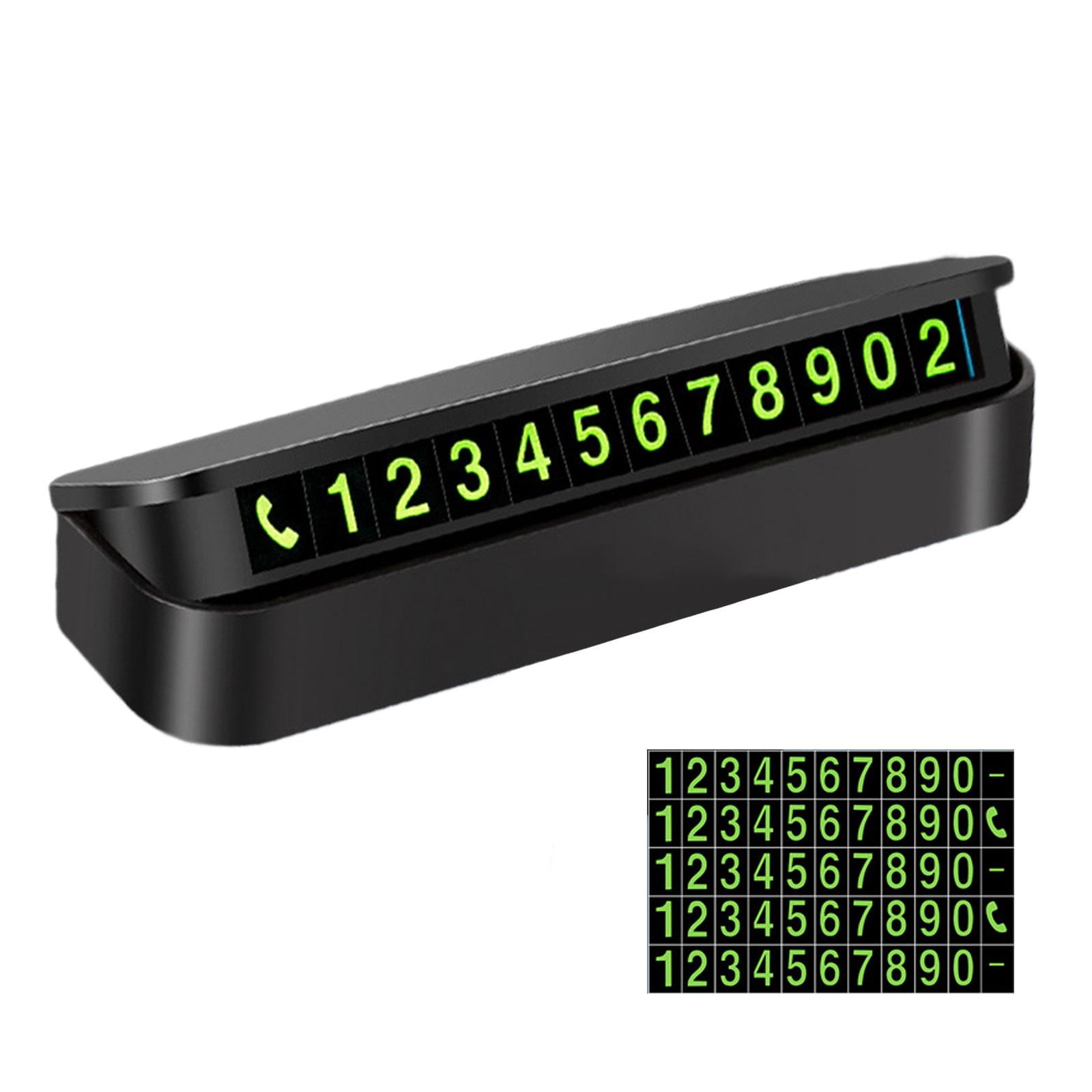 Car Phone Number Plate ,Notification Phone Number Card, Compact, Unique ...
