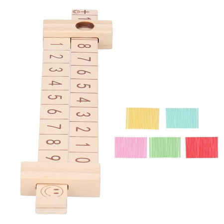 Fosa Wooden Addition Subtraction Counting Stick Rod Number Blocks Ruler ...