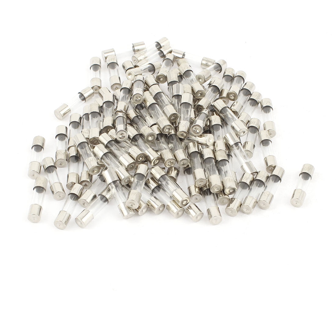 100 Pcs 5mm x 20mm F10AL Quick Blow Type Glass Tube Fuses 250V 10A ...