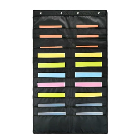 wuaynoat 20 Grids Over Door File Storage Organizer Hanging File Storage ...