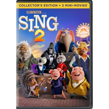 Universal Studios Sing & Sing 2 Animated Children's Movies (Blu-ray ...