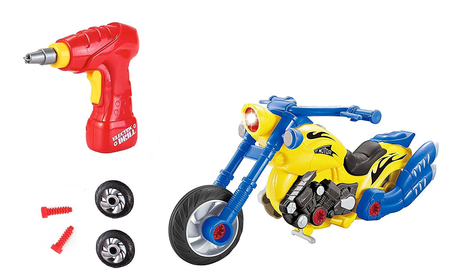 Wonder Wheels Cool Bike Take-A-Part Toy - Blue - Walmart.com