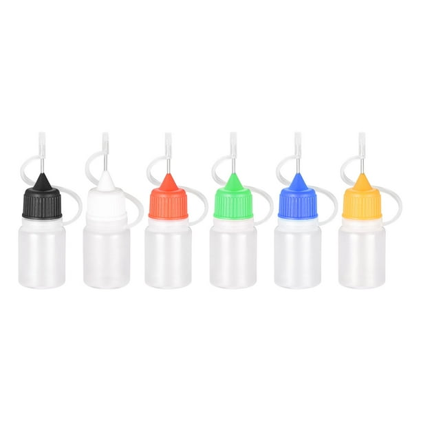 Uxcell Needle Tip Bottle Precision Plastic Applicator Dropper Bottles ...