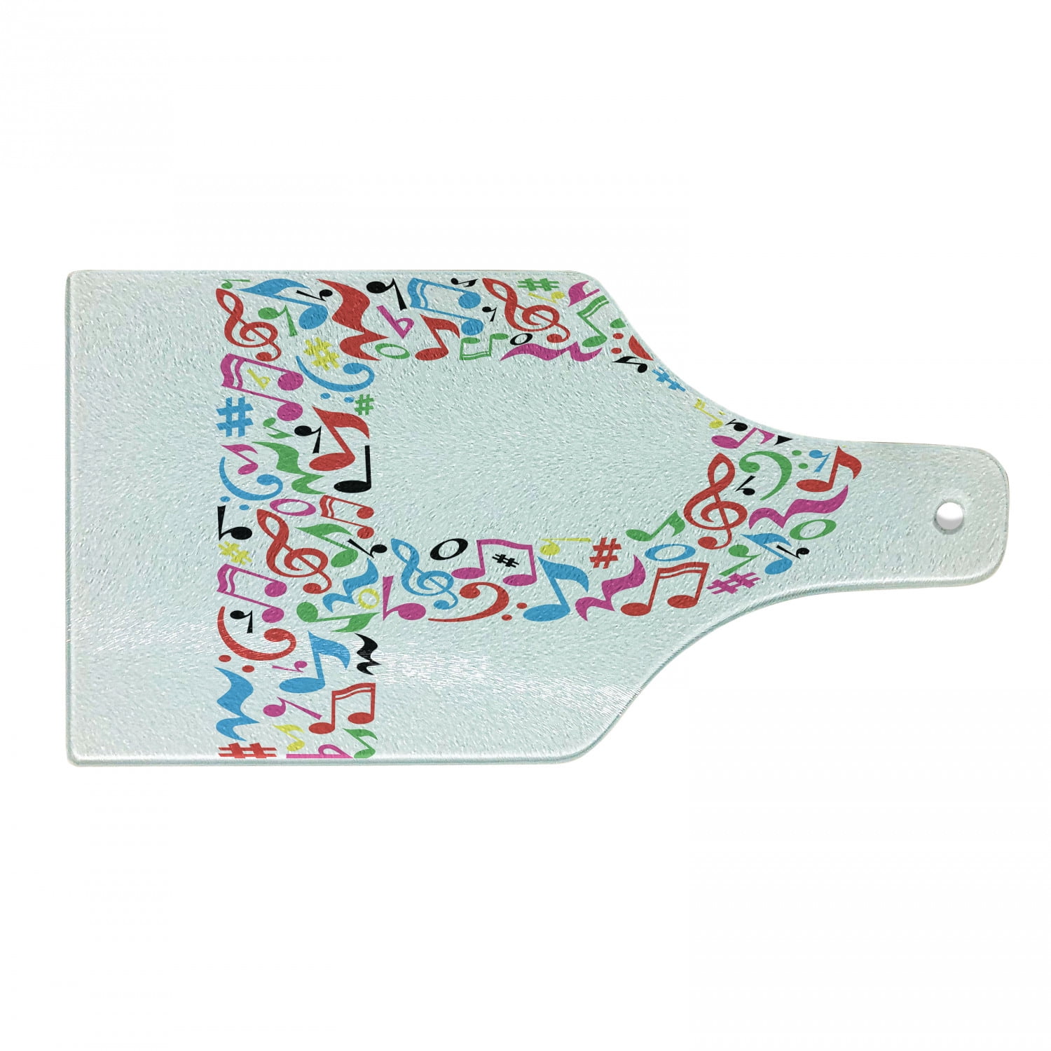 Letter P Cutting Board, Notes of Music Harmoniously Combined Creating ...
