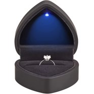 Lexon LED Diamond Ring Box Jewelry Wedding Engagement Proposal Lighted ...