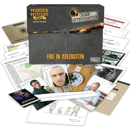 Murder Mystery Party Case Files: Fire in Adlerstein Unsolved Mystery ...