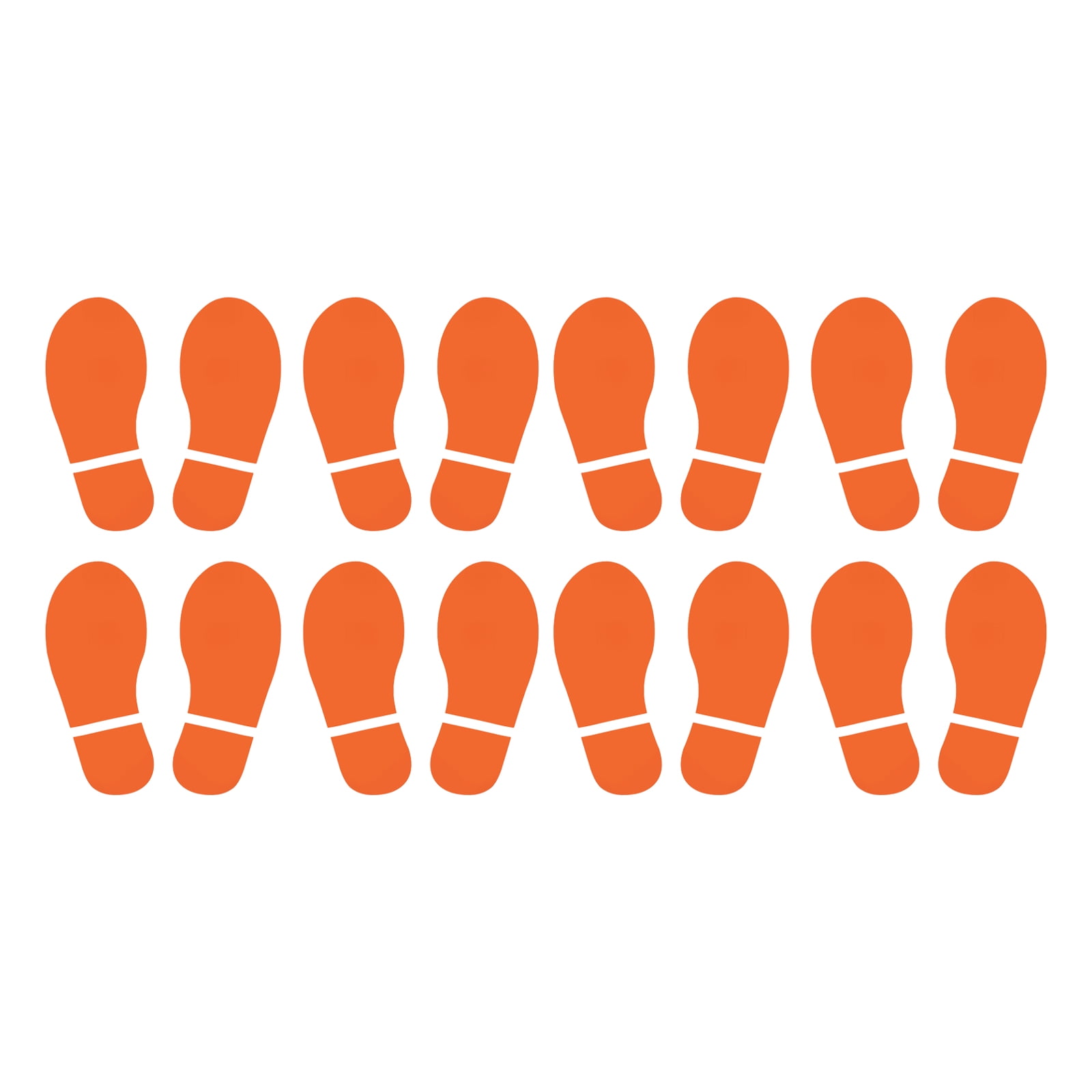 7.9x3.3" Footprints Floor Stickers Footprint Wall Stair Decal Sticker ...