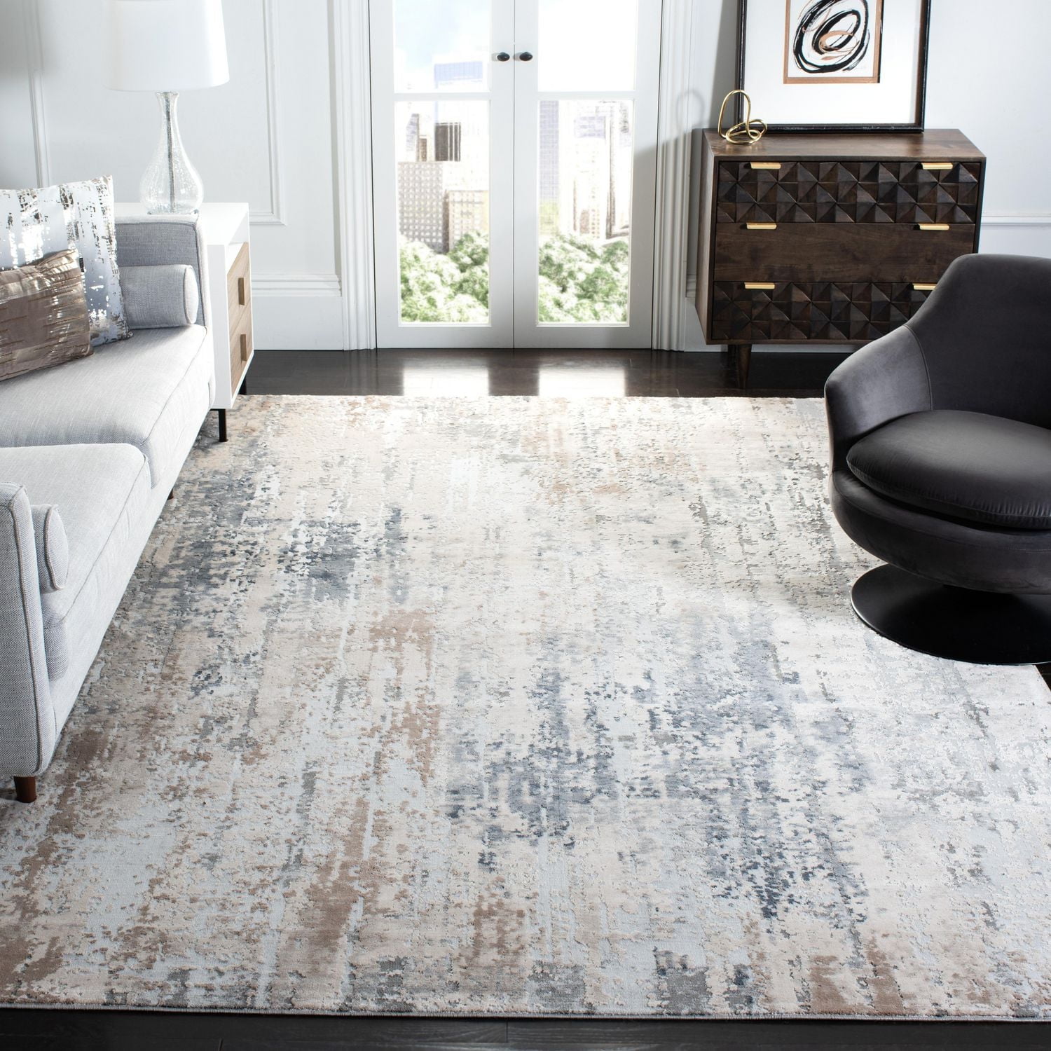 Click here for Safavieh Invista Dulcibella Abstract Area Rug 8 Ft... prices