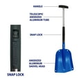Michelin Ergonomic Heavy-Duty Winter Shovel - Ultra-Compact Telescopic ...