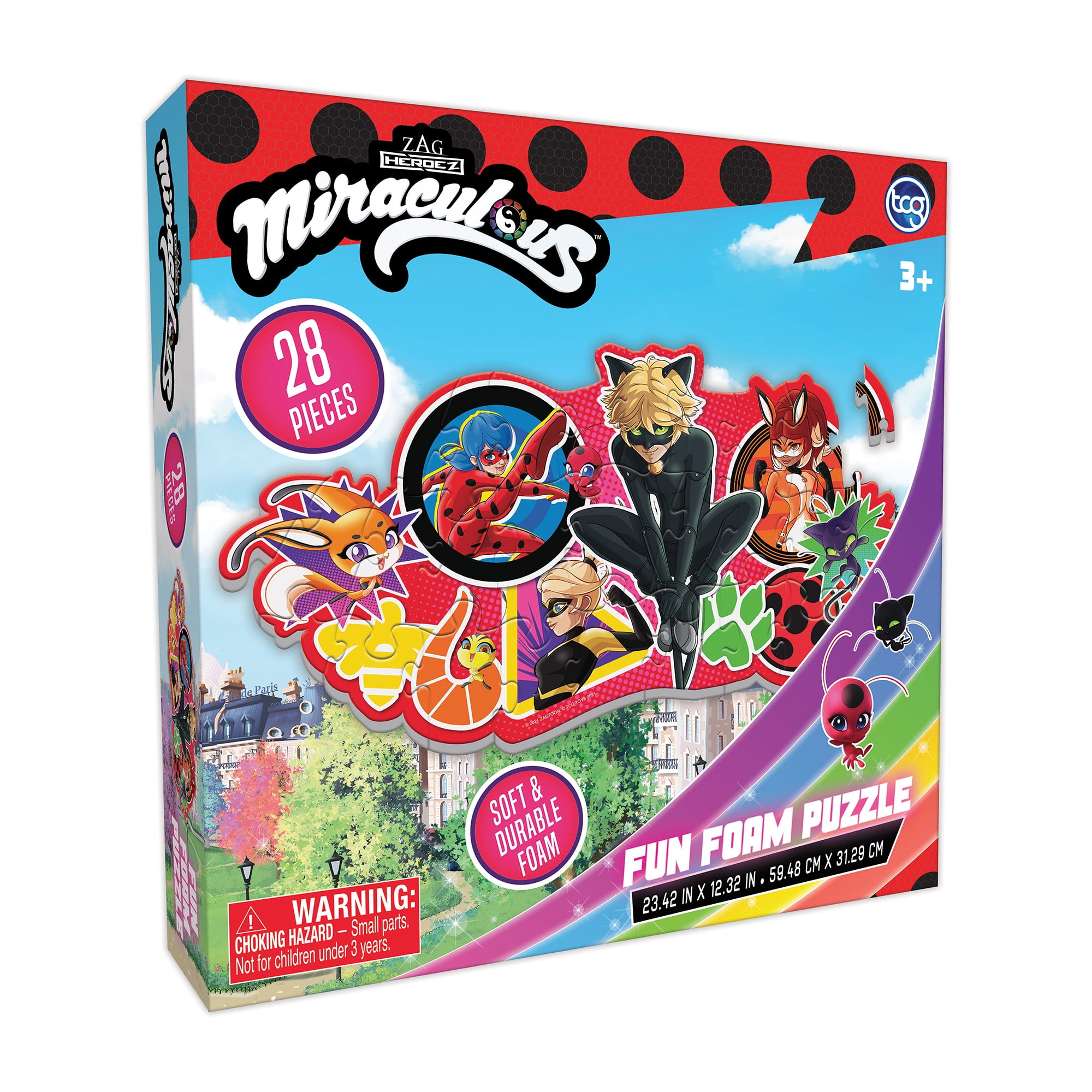MIRACULOUS - FUN FOAM PUZZLE - Walmart.com