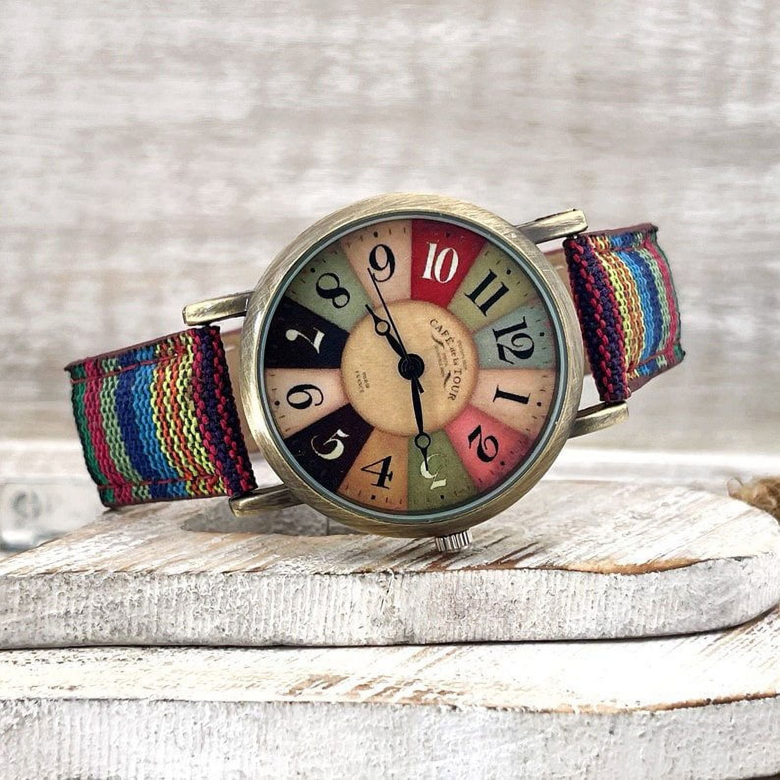 Click here for Generic Watches For Women With Multicolour Rainbow... prices