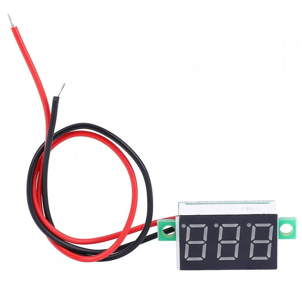 Mini Voltímetro, Voltímetro LED De Alta Precisión, Para Una Larga Vida ...