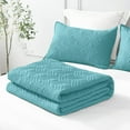 Whale Flotilla Quilt Set Queen Size Soft Microfiber Lightweight