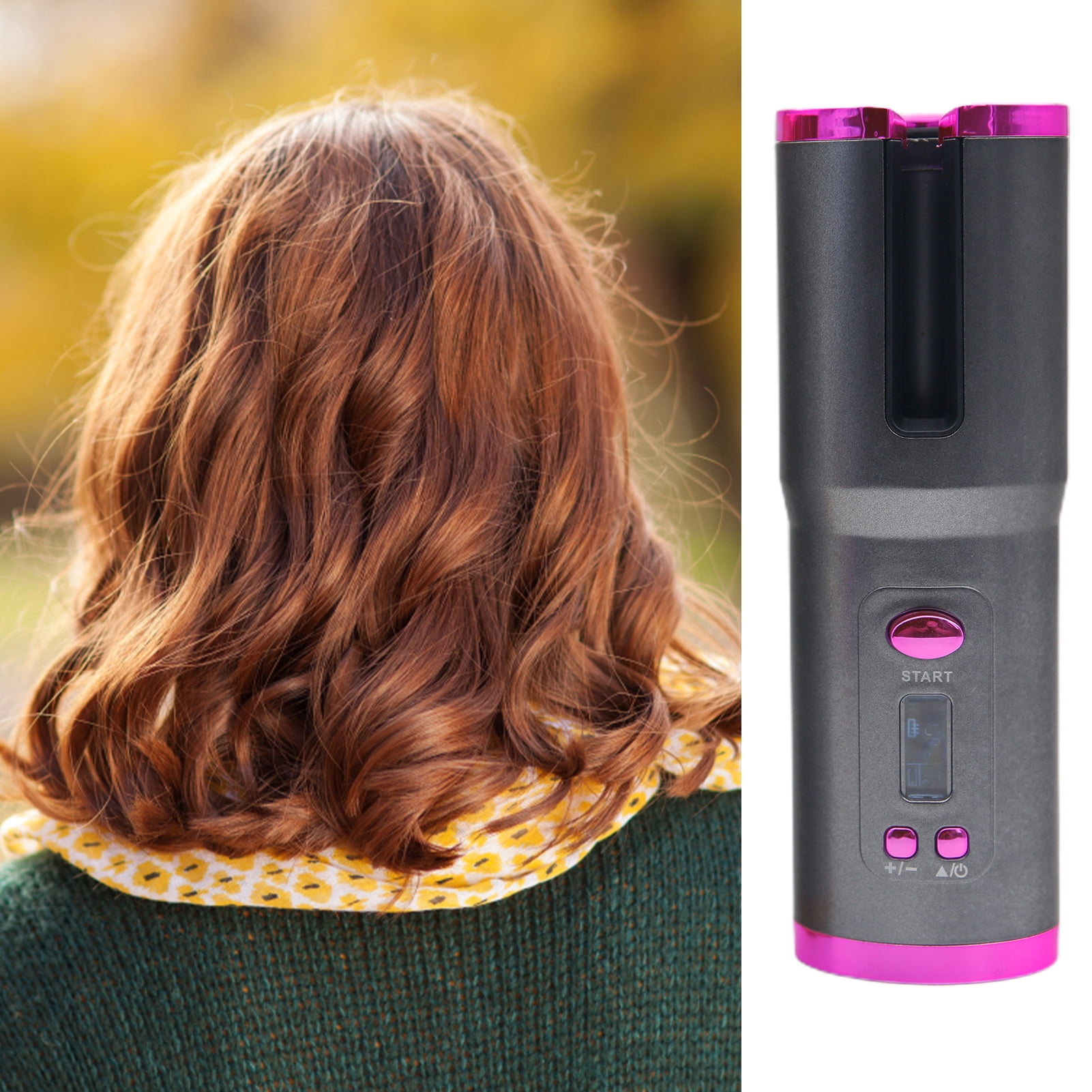 Travelwant Unbound Cordless Auto Curler - Rechargeable Auto Curler For ...