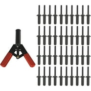 Arrow RL100K Rivet Tool Kit, 1/8 in, 3/16 in, Spring Loaded Hi-Viz Non ...