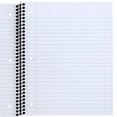 Mead 5 Subject Wide Ruled Notebook, 8" x 10.5", Pastel Pink, Poly ...