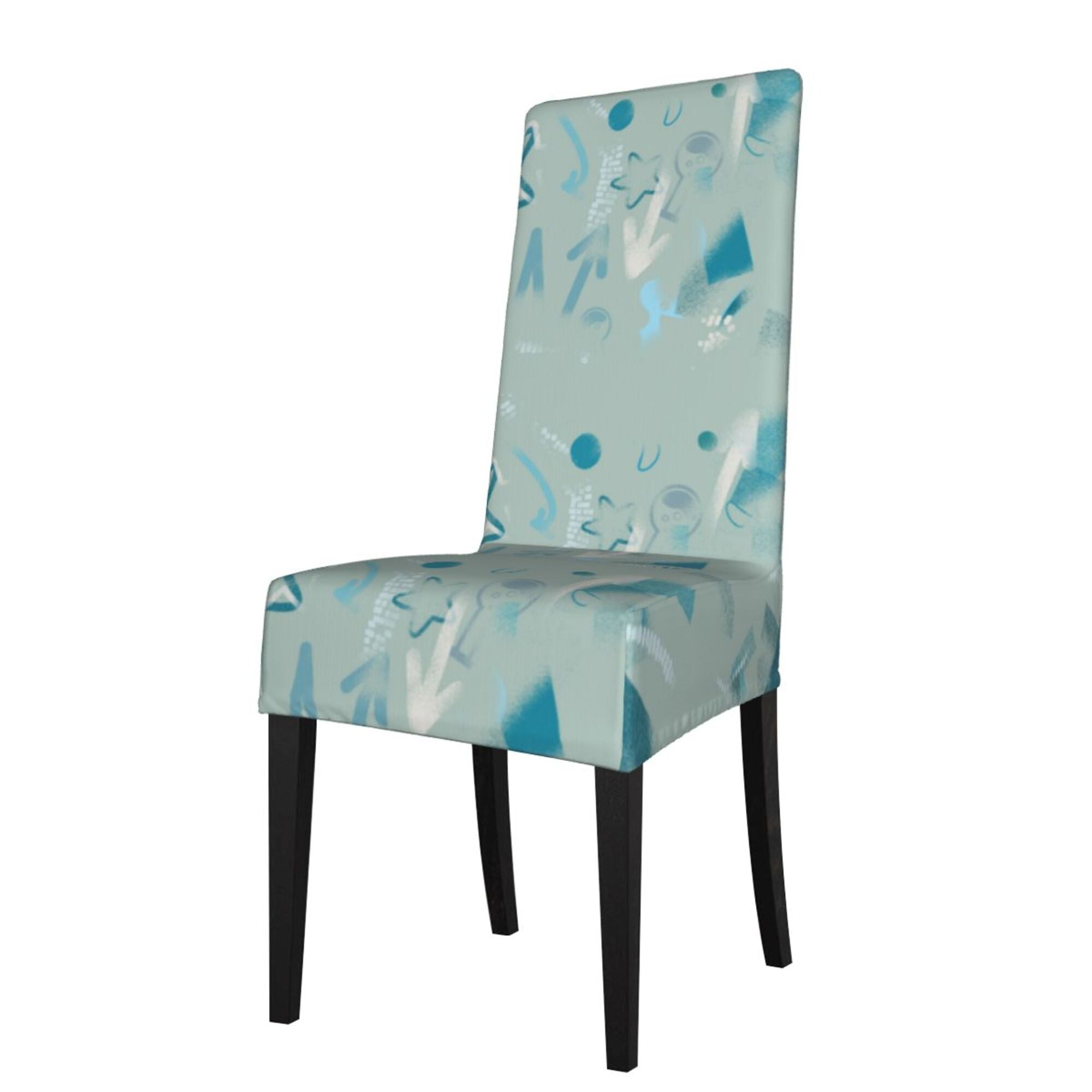 ZICANCN Blue Star Geometric Art Chair Protectors Seat Covers , Dining ...
