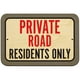 Private Road Residents Only Sign - Walmart.com