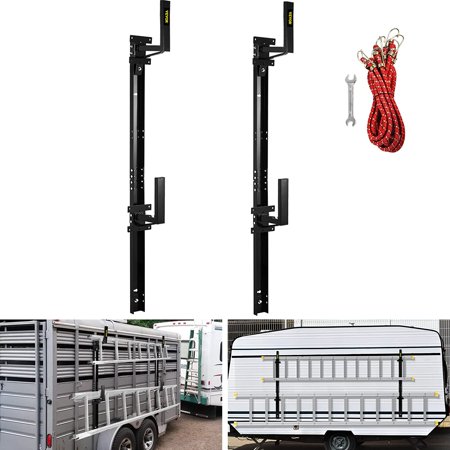 VEVOR Trailer Ladder Rack, Fit for Enclosed Trailer Exterior Side Wall ...