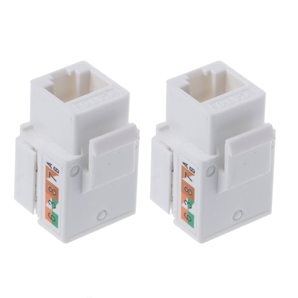 RJ45 Coupler Inline Adapter Keystone, Network Connector for Cat6 Cable ...
